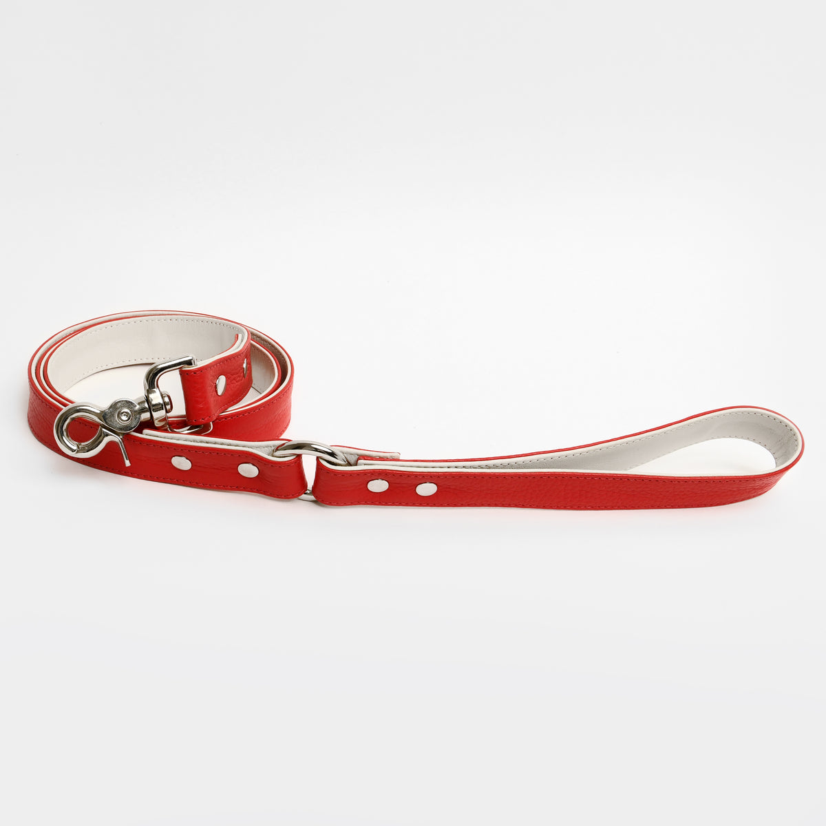 Leather Dog Leash | Lipstick Red | "The Raleigh" | Finn + Me – finn + me